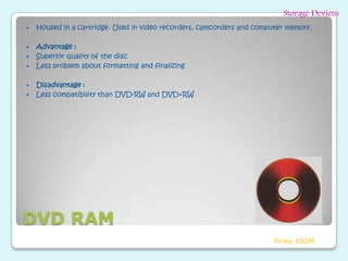 Storage Devices | PPTX