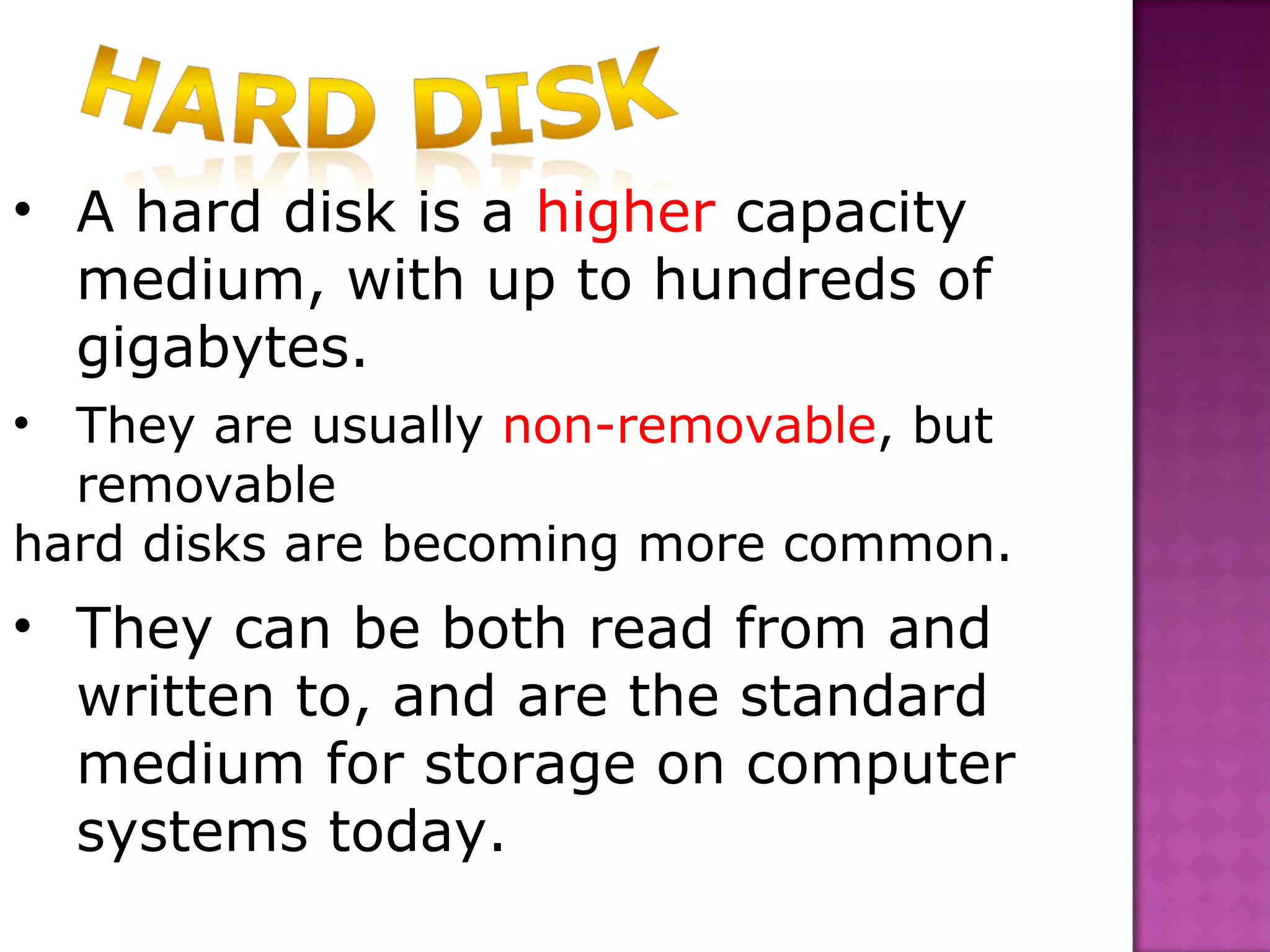 Storage Devices PPt For class 9 | PPT