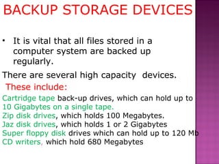 Storage Devices PPt For class 9 | PPT