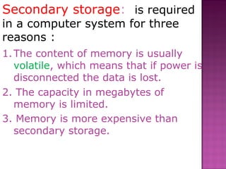 Storage Devices PPt For class 9 | PPT