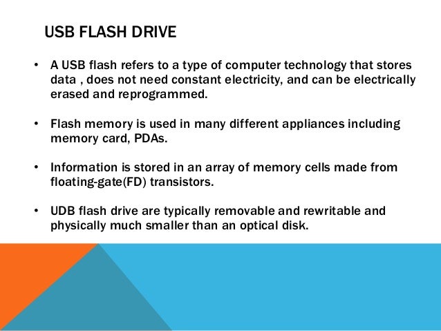 Types of Storage Devices