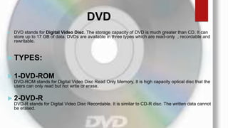 S tora ge devices | PPTX