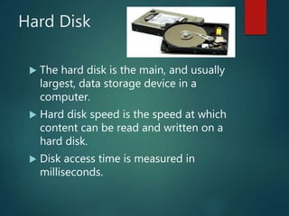 Storage devices | PPTX