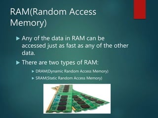 Storage devices | PPTX