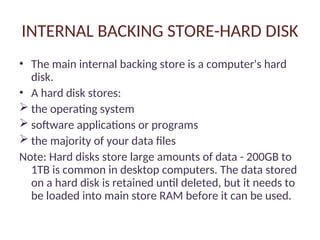 STORAGE ppt /presentation for clg project | PPT