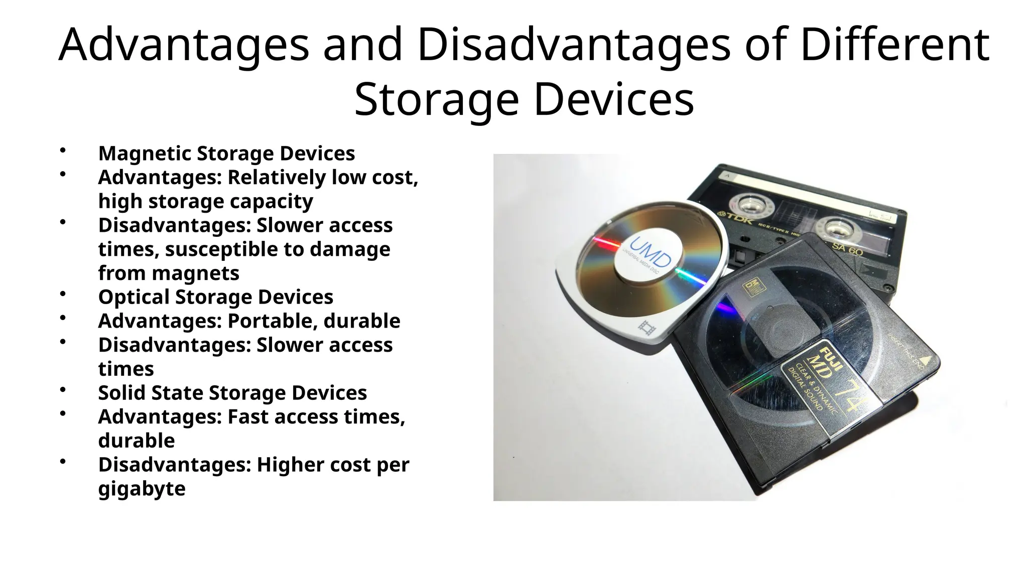 Storage Devices.pptx DIFFERENT STORAGE DEVICES | PPT