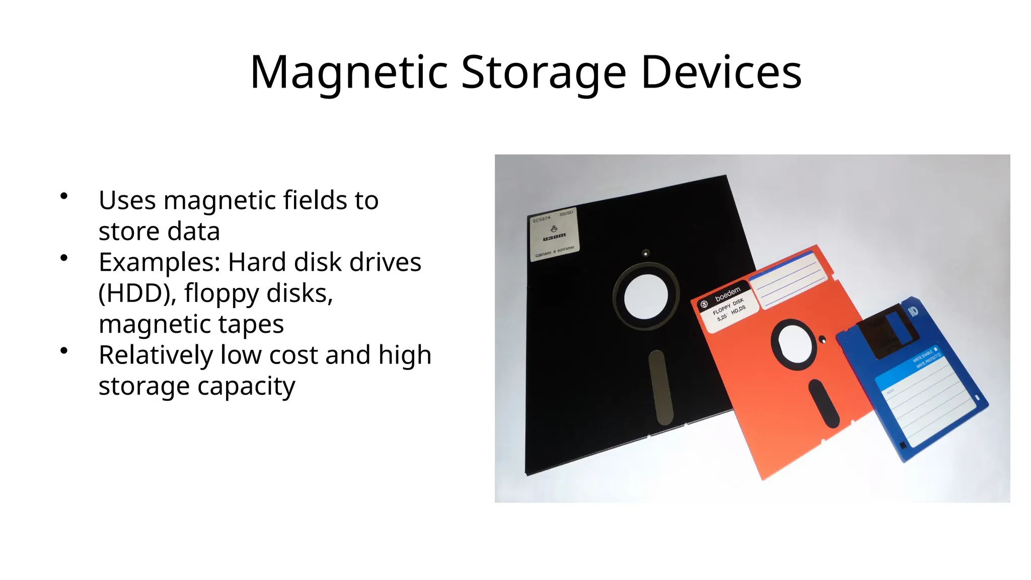 Storage Devices.pptx DIFFERENT STORAGE DEVICES | PPT