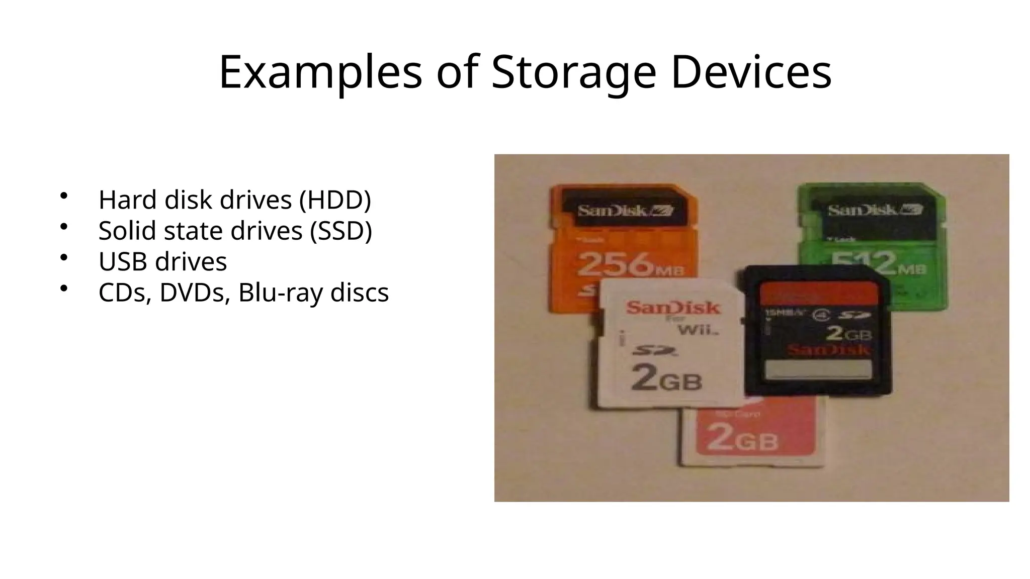 Storage Devices.pptx DIFFERENT STORAGE DEVICES | PPT