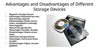 Storage Devices.pptx DIFFERENT STORAGE DEVICES | PPT