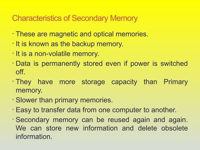 storage devices presentation parts of computer | PPTX