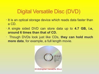 storage devices presentation parts of computer | PPTX
