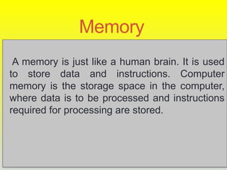 storage devices presentation parts of computer | PPTX