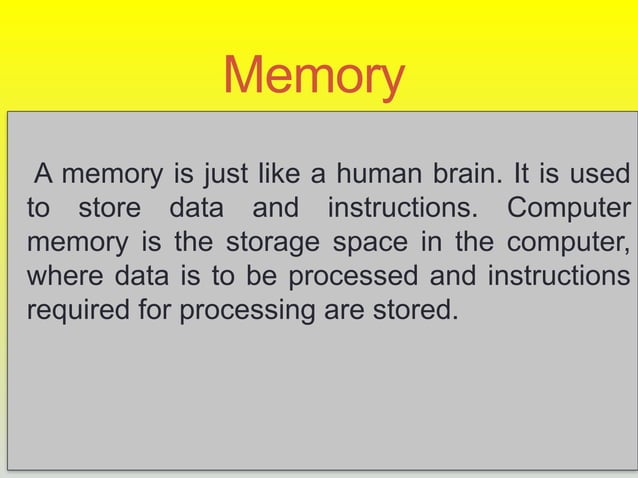 storage devices presentation parts of computer | PPTX