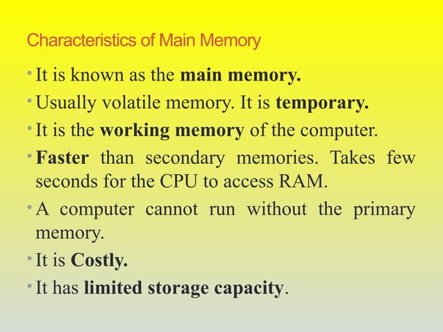storage devices presentation parts of computer | PPTX