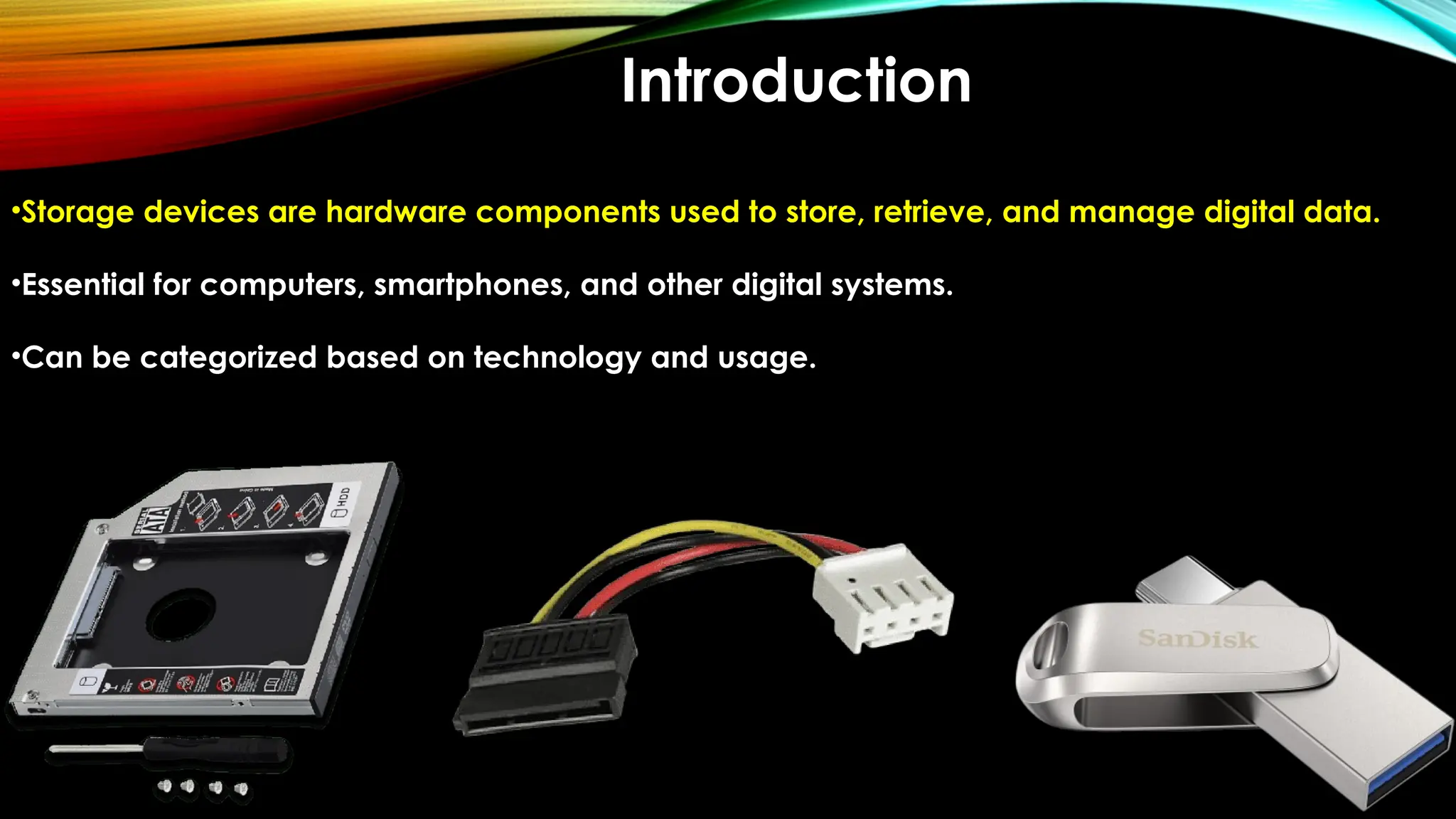 "Storage Devices Types & Uses Explained" | PPT