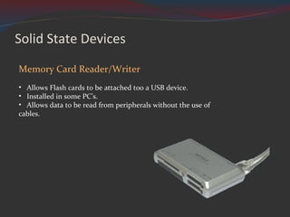 Backing Storage | PPT | Data Storage and Warehousing | Computing