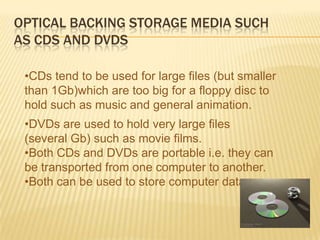 Storage Devices And Media | PPTX