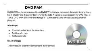 Storage devices and media | PDF
