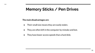 Storage devices and media | PDF