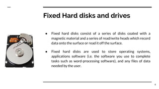 Storage devices and media | PDF
