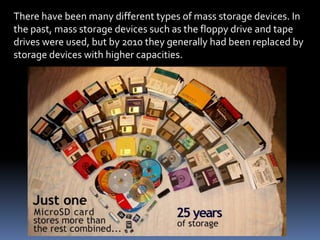 Storage devices in computer systems | PPTX