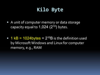 Storage devices in computer systems | PPTX