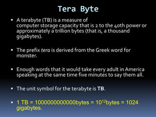 Storage devices in computer systems | PPTX