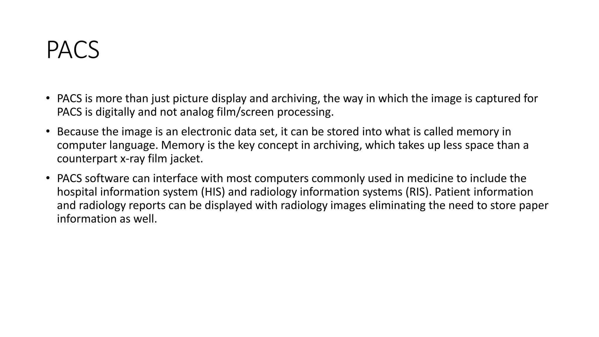 Storage Devices In PACS | PPTX