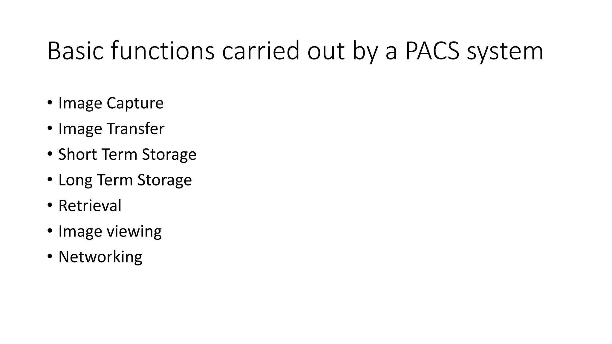 Storage Devices In PACS | PPTX