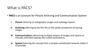 Storage Devices In PACS | PPTX