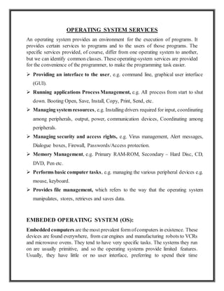 STORAGE DEVICES & OPERATING SYSTEM SERVICES | DOCX