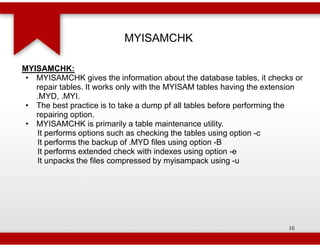 MySQL Storage Engines | PDF