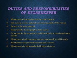 Storage facilities, layout and design | PPTX