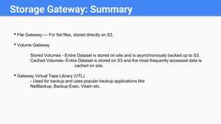 AWS Storage Gateway | PPTX
