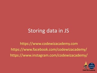 Storage in programming | PPT