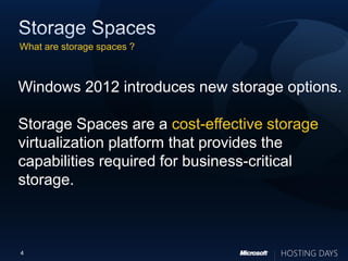 Storage in windows server 2012 | PPT