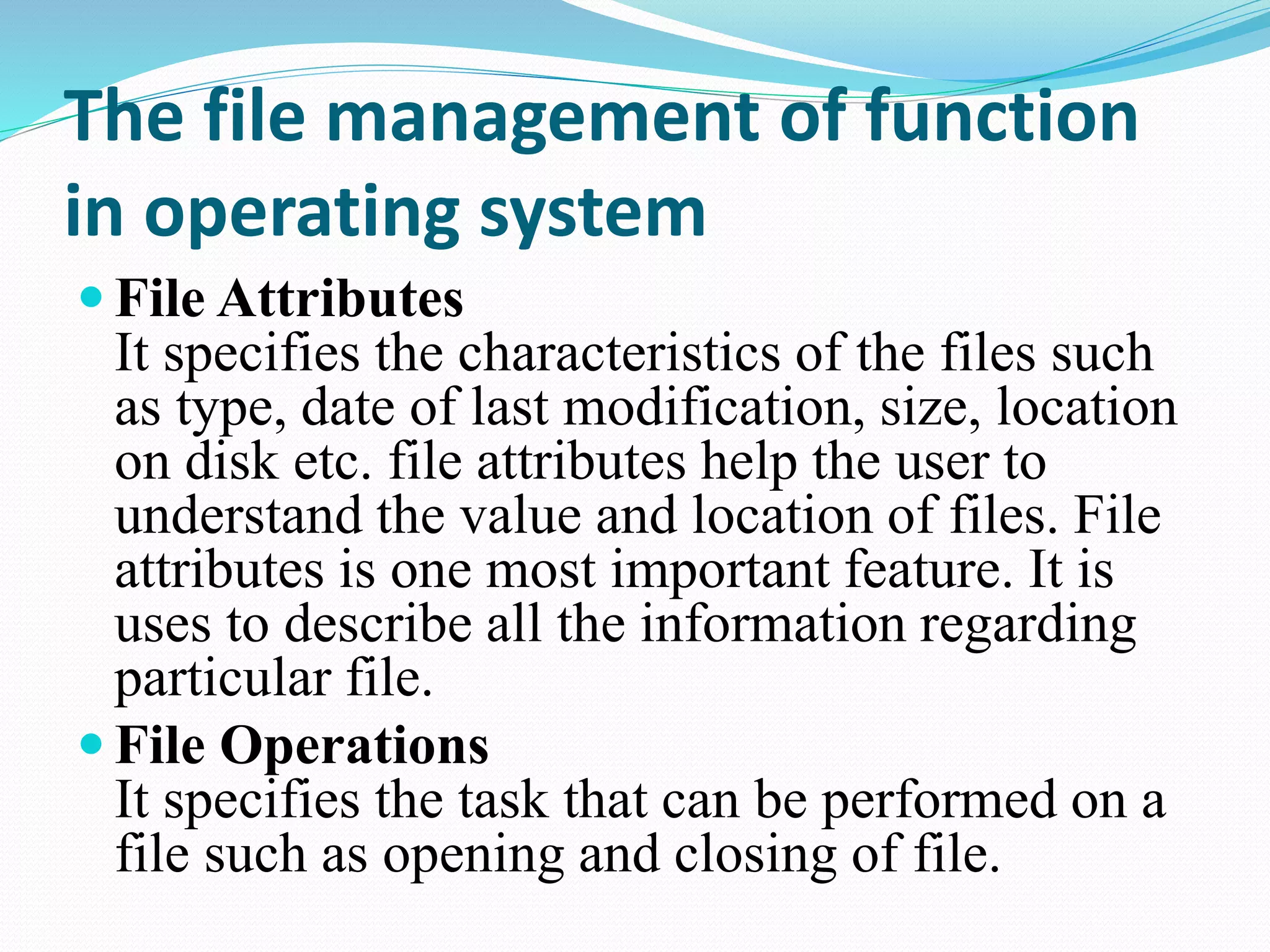 Storage management in operating system | PPTX