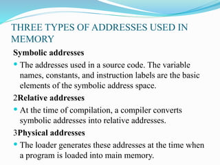Storage management in operating system | PPTX