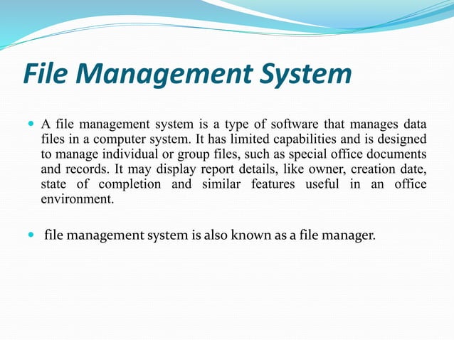Storage management in operating system | PPTX | Operating Systems | Computer Software and ...