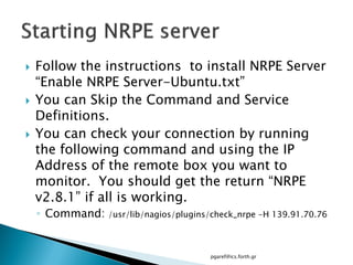Storage managment using nagios | PDF | Operating Systems | Computer Software and Applications