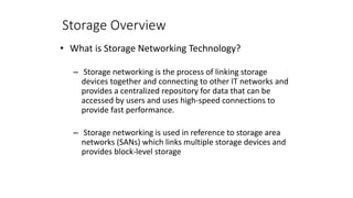 Storage Networking and Overview ppt.pdf