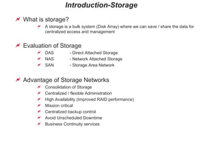 Storage Networks | PPT