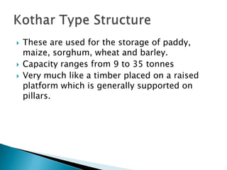 Storage of agricultural commodities | PPTX
