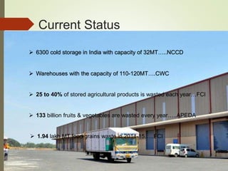 Storage of agriculture comodity ppt | PPTX