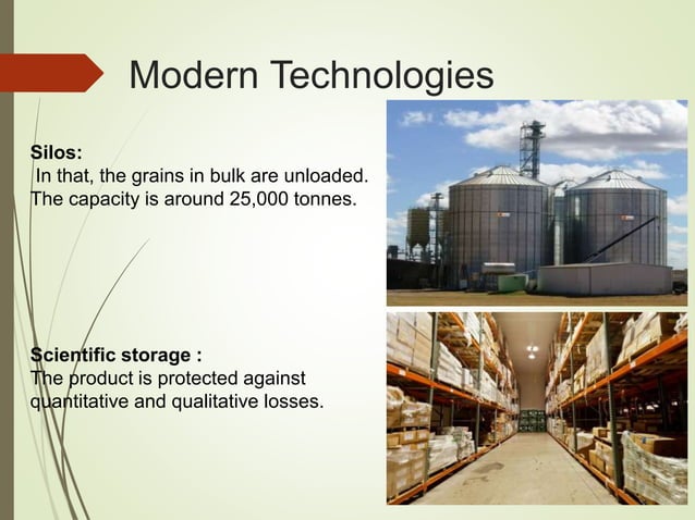 Storage of agriculture comodity ppt | PPTX