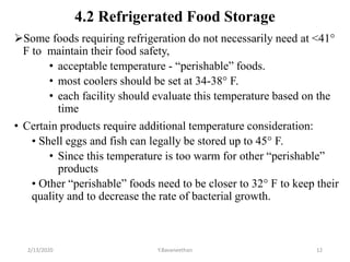 Storage of finished food product | PPTX