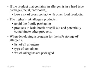 Storage of finished food product | PPTX