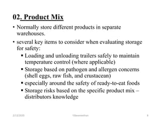 Storage of finished food product | PPTX