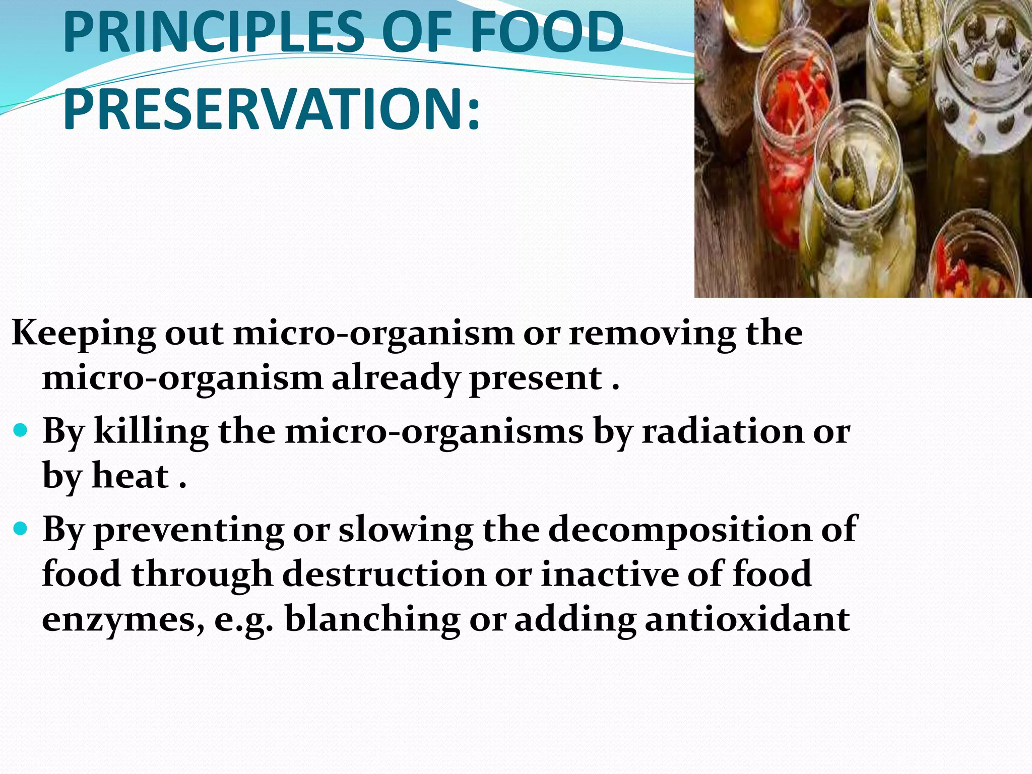 food storage and preservation | PPTX