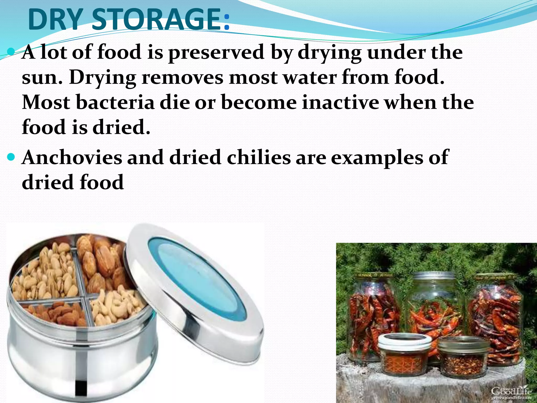 food storage and preservation | PPTX